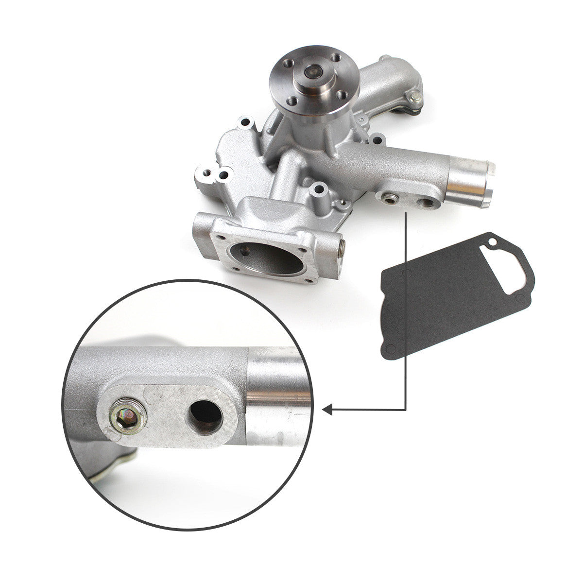 123900-42100 Water Pump for Komatsu 4TNV106 Yanmar