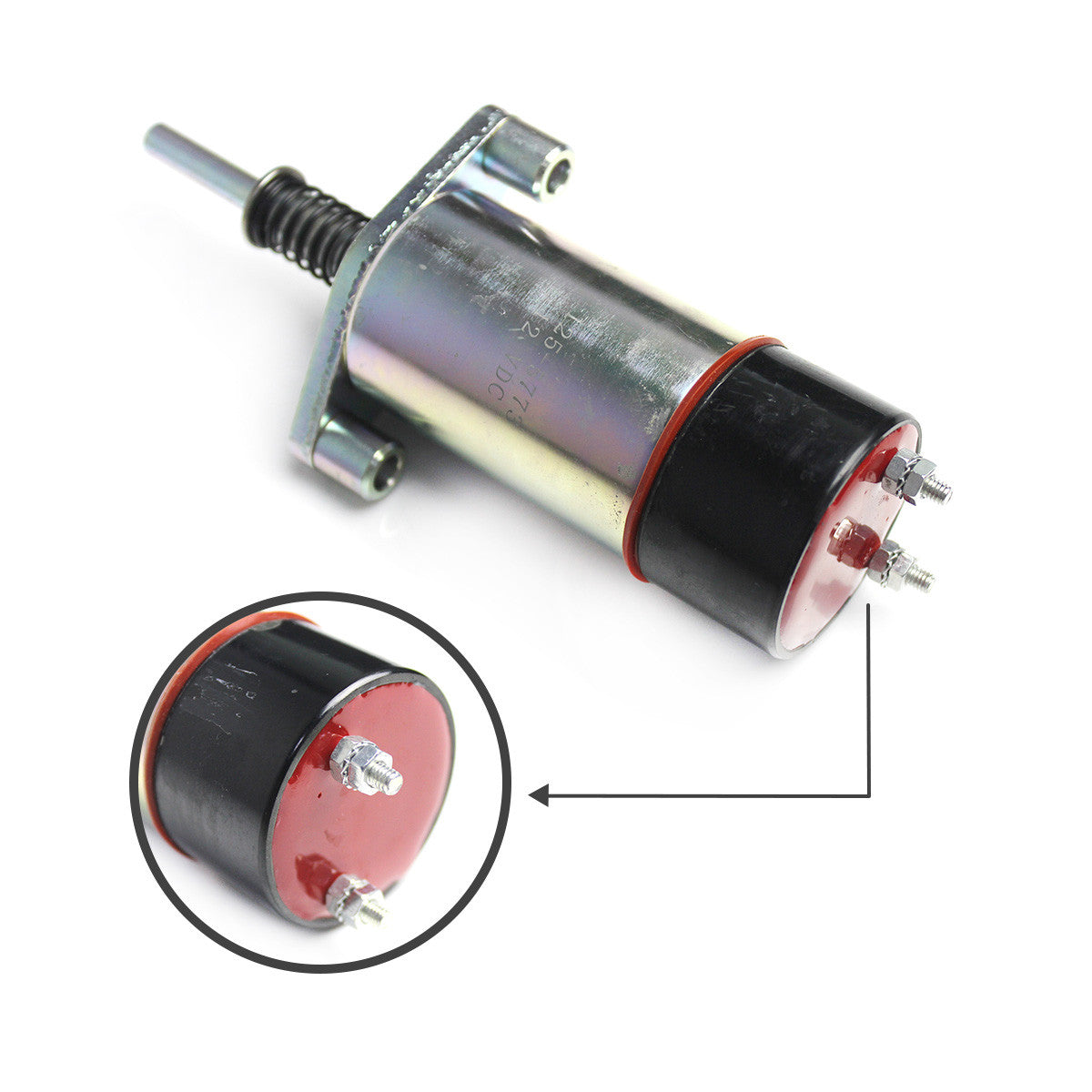 125-5773 1255773 12V Fuel Shutoff Solenoid for Caterpillar 3204 3304 3 ...