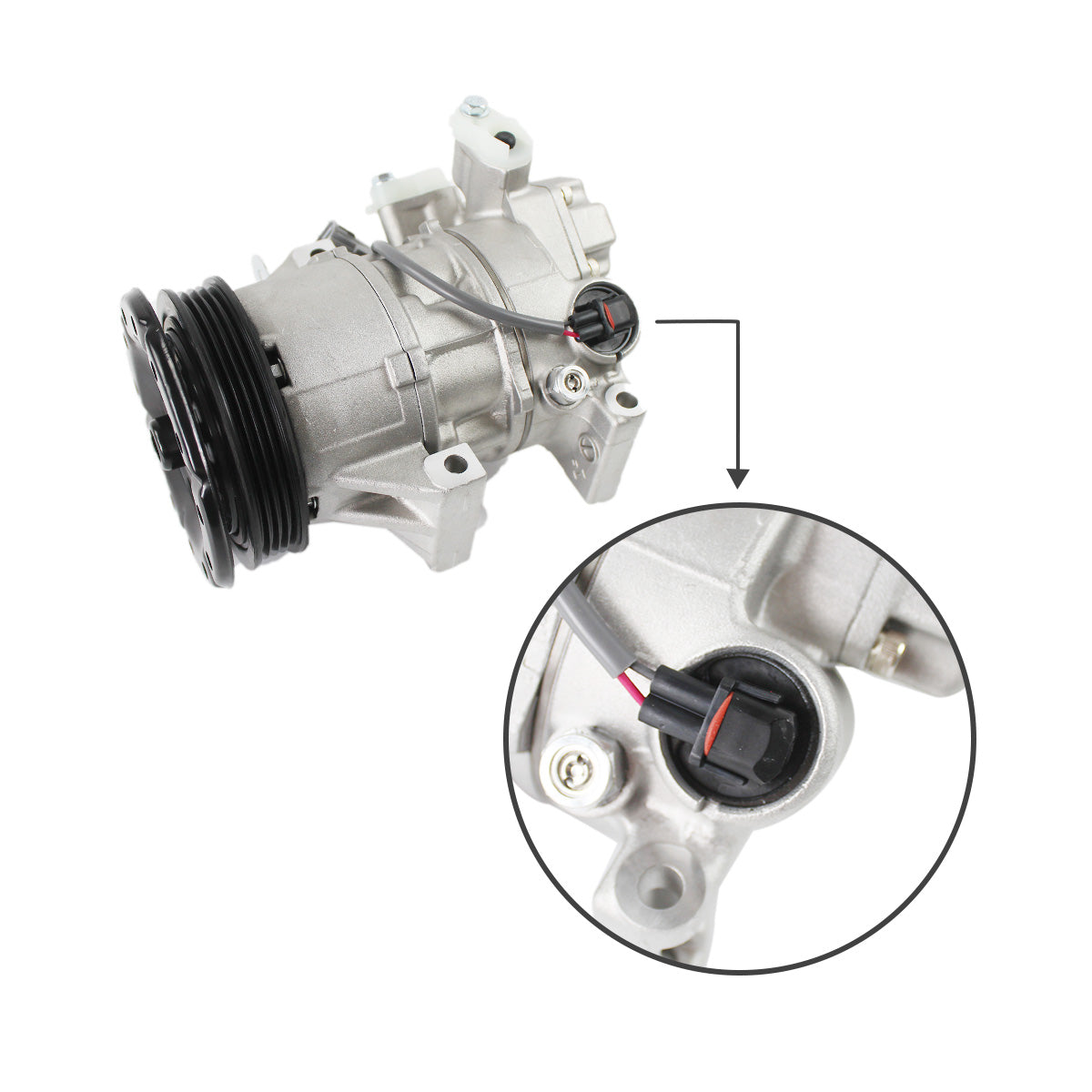 4PK A/C Compressor 88310-52551 88310-52320 For Toyota yaris Vitz Sienta Scion XA – Sinocmp