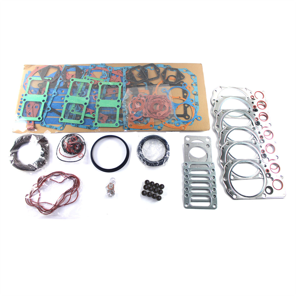 6D22 6D22T Engine Overhaul Gasket Kit for Kobelco SK300 Excavator – Sinocmp