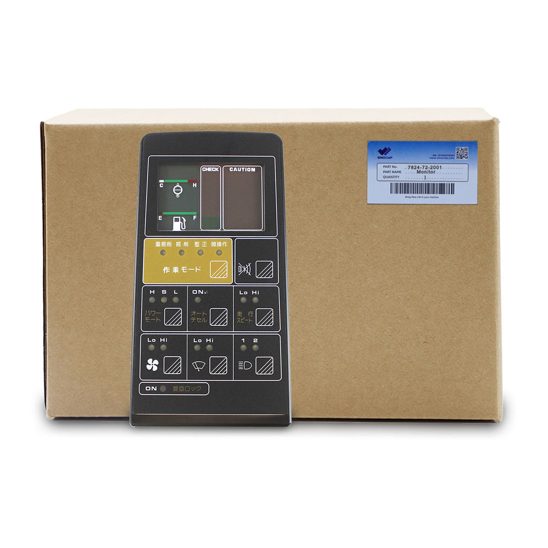 7824-72-2001 7824-72-4100 Monitor Display Panel for Komatsu PC200-5 PC ...