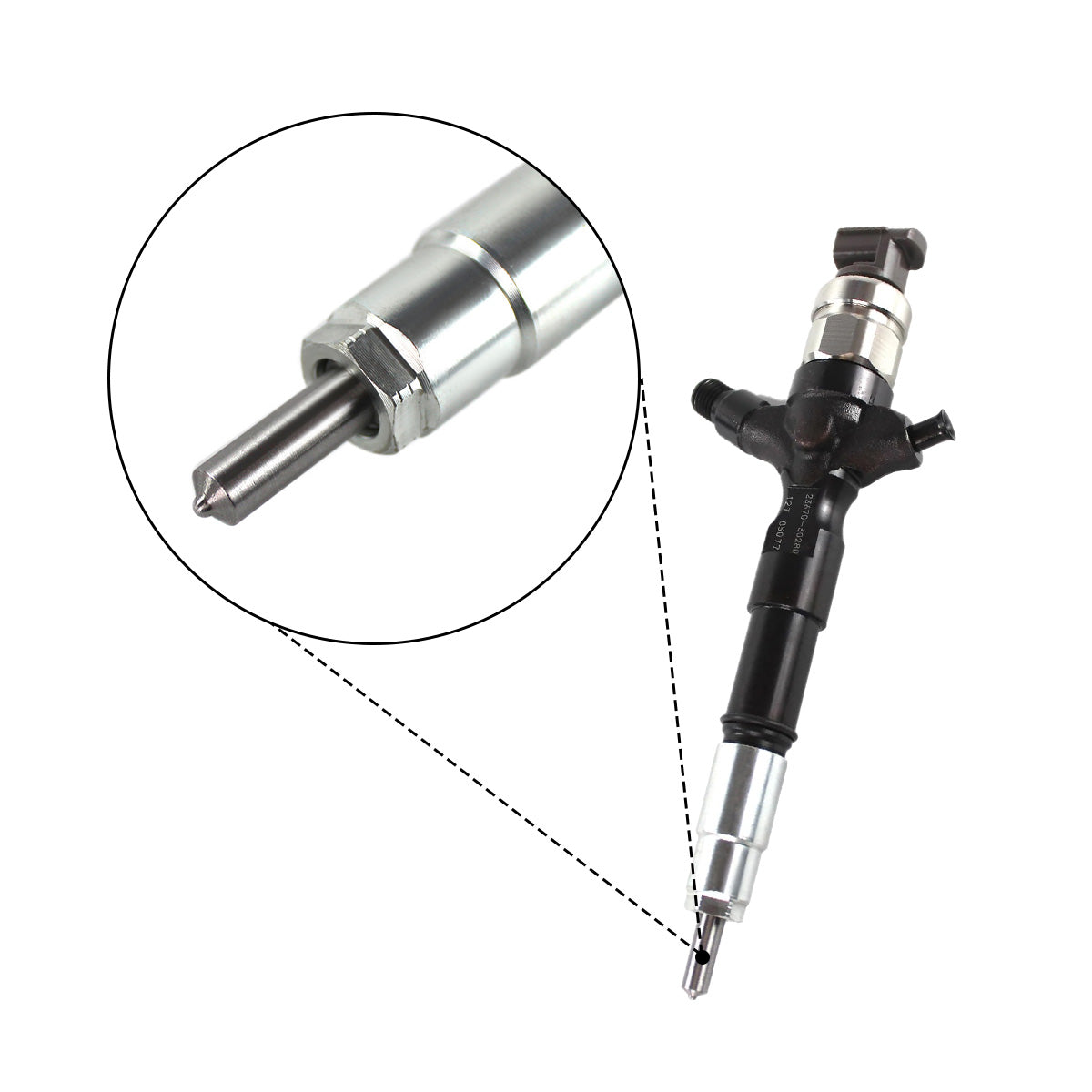 Diesel Fuel Injector 095000-7780 for Denso Toyota Hilux Prado 2KD-FTV