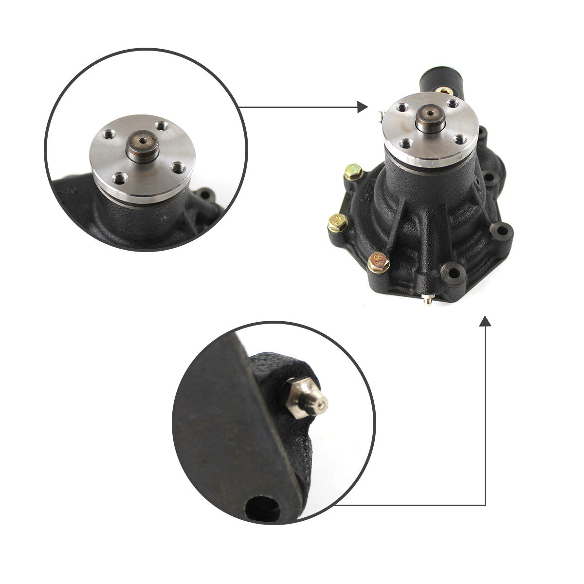 MP10552 MP10431 Water Pump for Perkins Engine 804C-33 804D-33 – Sinocmp