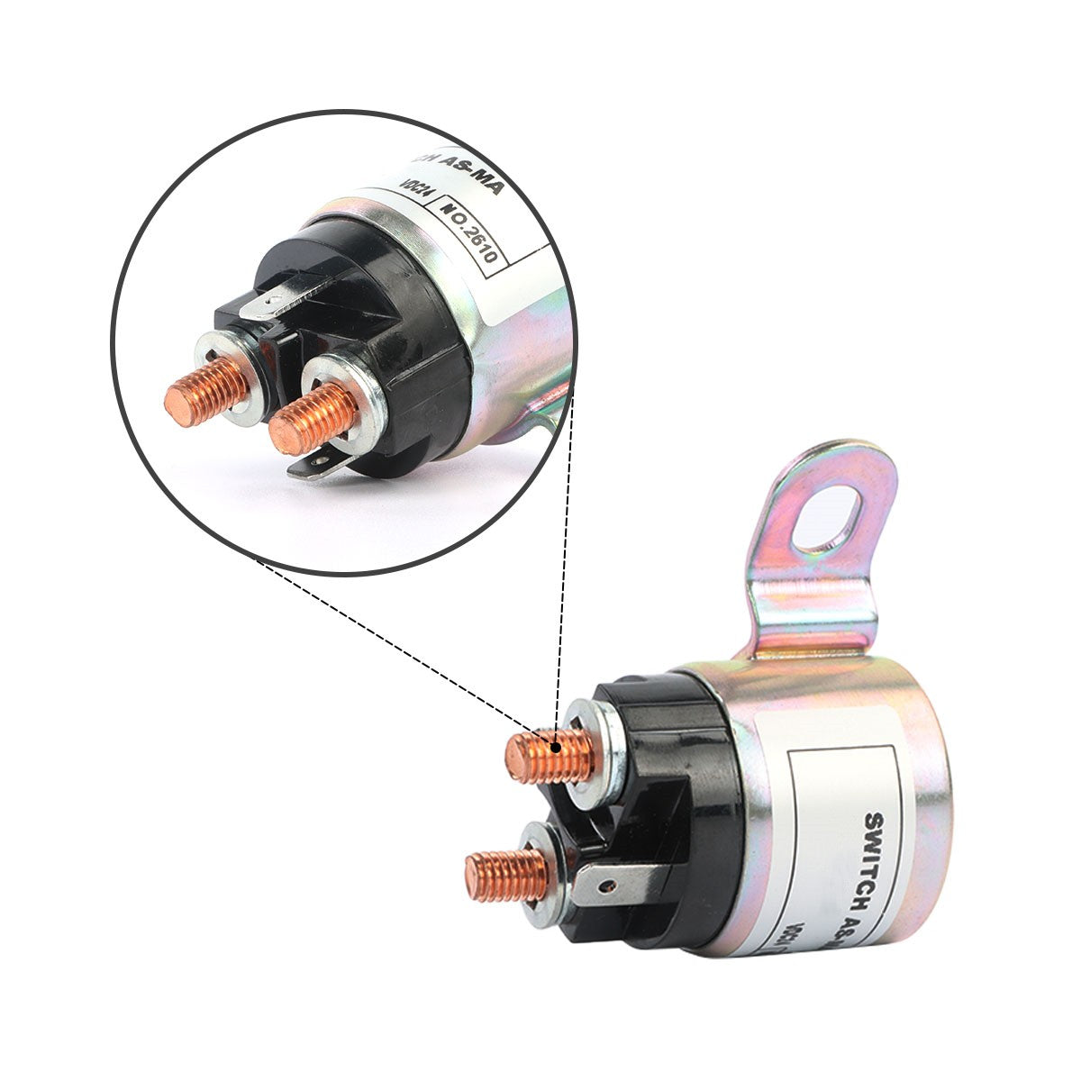 Starter Solenoid Switch 182800-2571 1828002571 for Caterpillar CAT