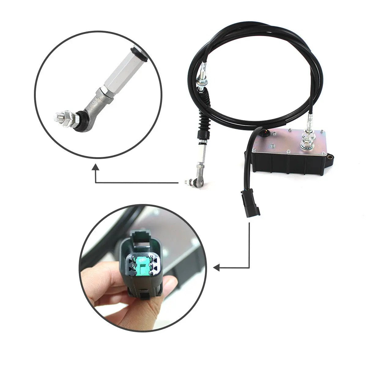 24V Throttle Motor 21EN-32300 21EN-32260 for Hyundai R225-7 R110-7 R21 ...